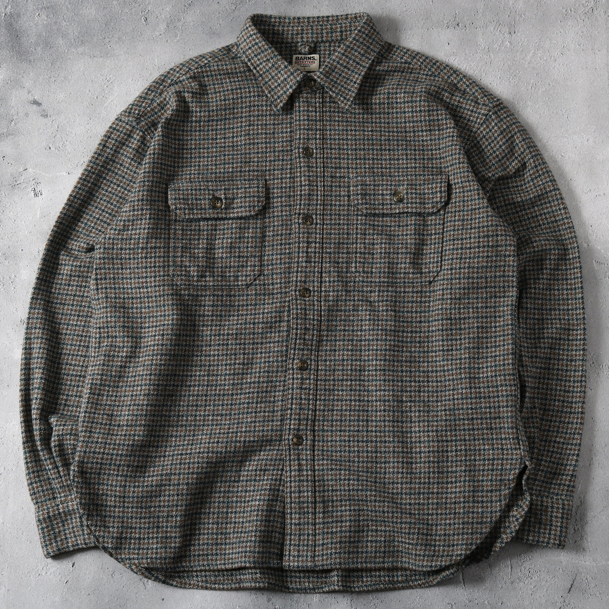 40's Worker Tweedy Cotton Flannel Shirt【Ver.2】BR-25470 – BARNS ...
